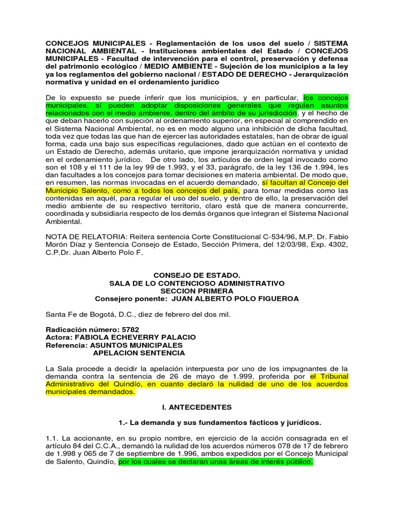 Comptencia Concejos Municipales Uso de Suelo | PDF | Regulación ...