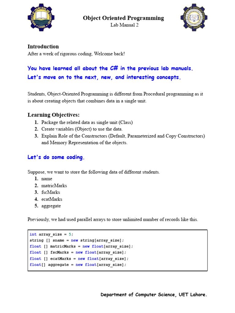 Oop In C Tasks Pdf Constructor Object Oriented Programming 3375