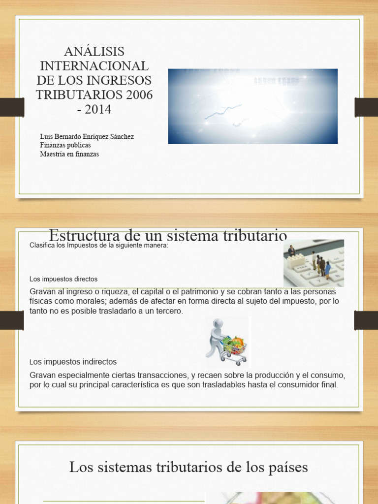 Análisis Internacional de Los Ingresos Tributarios 2006-2014 | PDF | Impuestos | Finanzas del ...