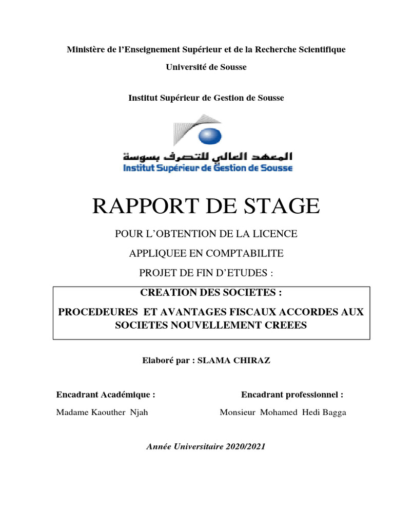 Chiraz Slama 100 | PDF | Comptabilité | Répartition