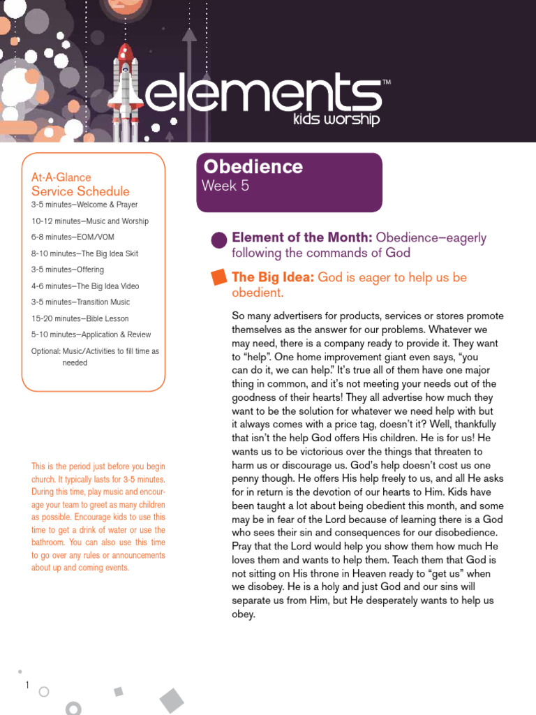 Obedience - 5 NKJV | PDF | Goliath | David