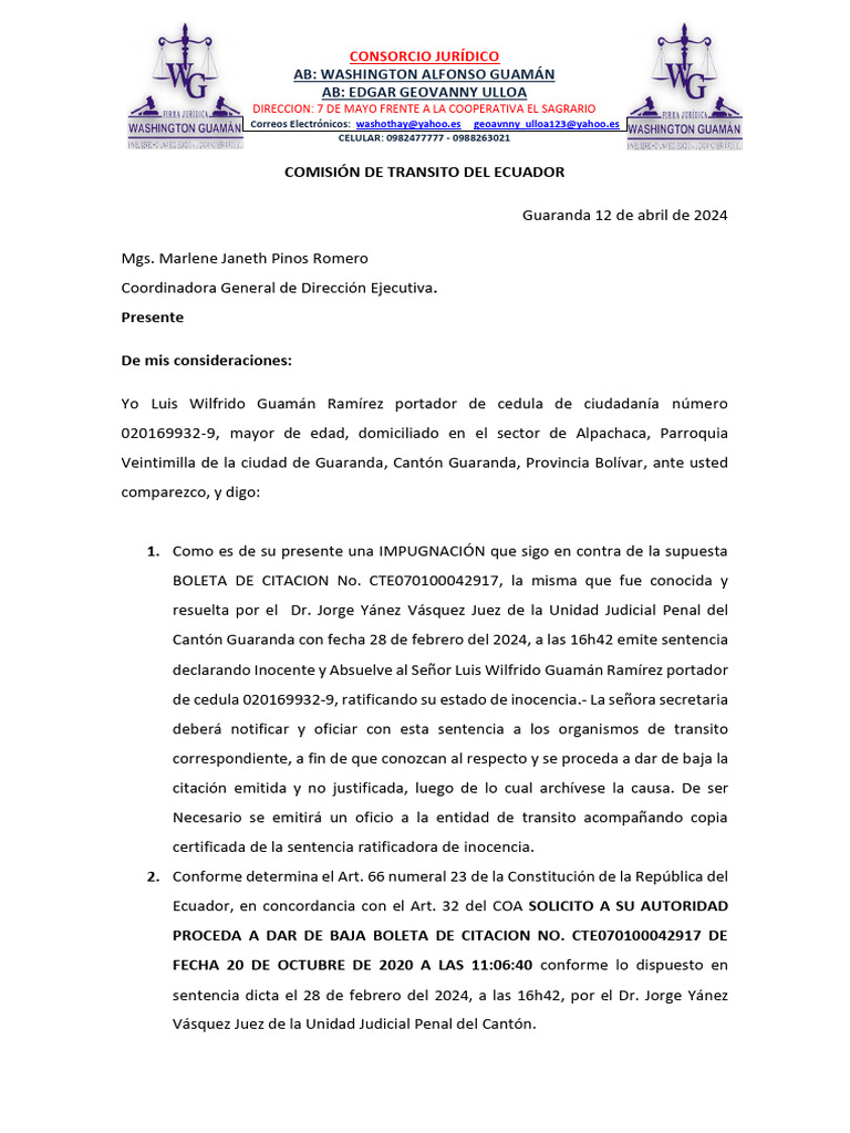 SOLICITUD CTE-signed | PDF | Sentencia (ley) | Gobierno