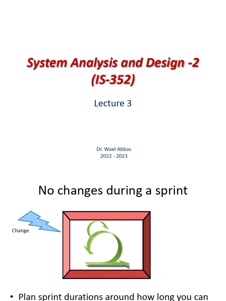 Lecture 3 | PDF | Scrum (Software Development) | Computing