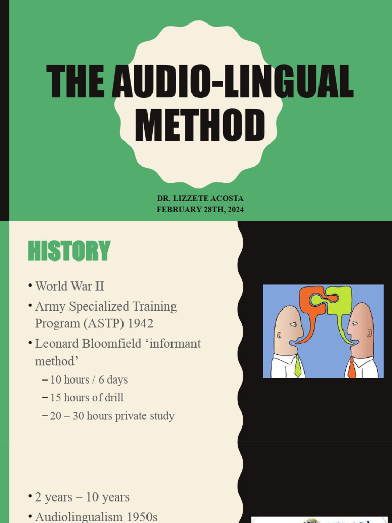 The Audio-Lingual Method | PDF | Linguistics | Human Communication