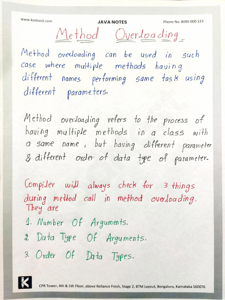 2688641-8 - Method Overloading | PDF