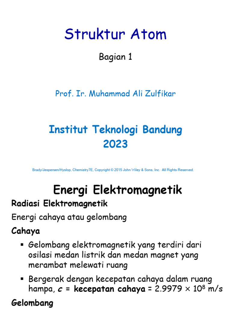 Struktur Atom 1 | PDF