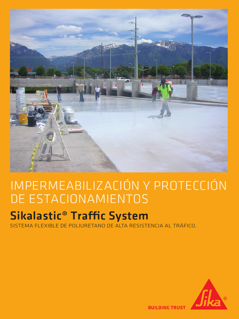 Brochure Sikalastic® Traffic System | PDF | Hormigón | Materiales