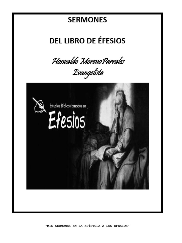 Sermones Del Libros de Efesios | PDF | Pablo el apóstol | Cristo (título)