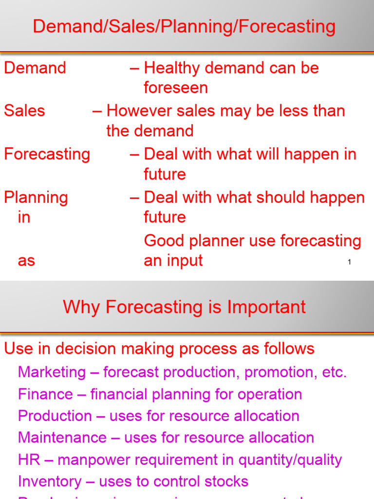 Engineering Production planning 2 | PDF | Forecasting | Time Series