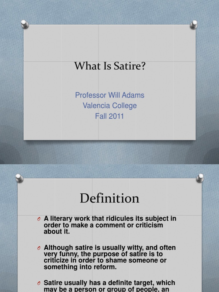 Understanding Satire: Types & Techniques | PDF | Satire