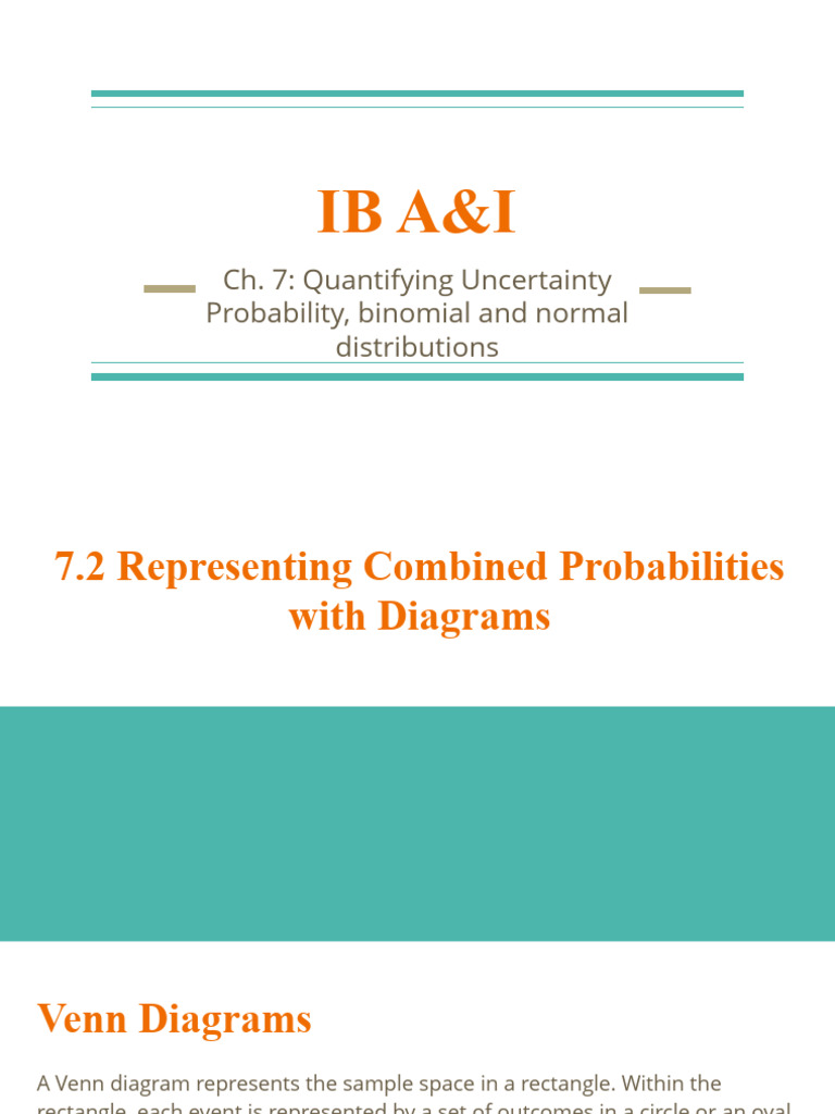IB A&I 7.2 Probability | PDF | Probability | Mathematics