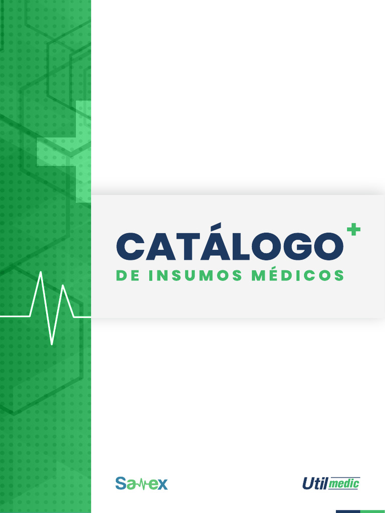 Catálogo Insumos Médicos - 2023 Sanex & Utilmedic | PDF | Tela no tejida | Textiles