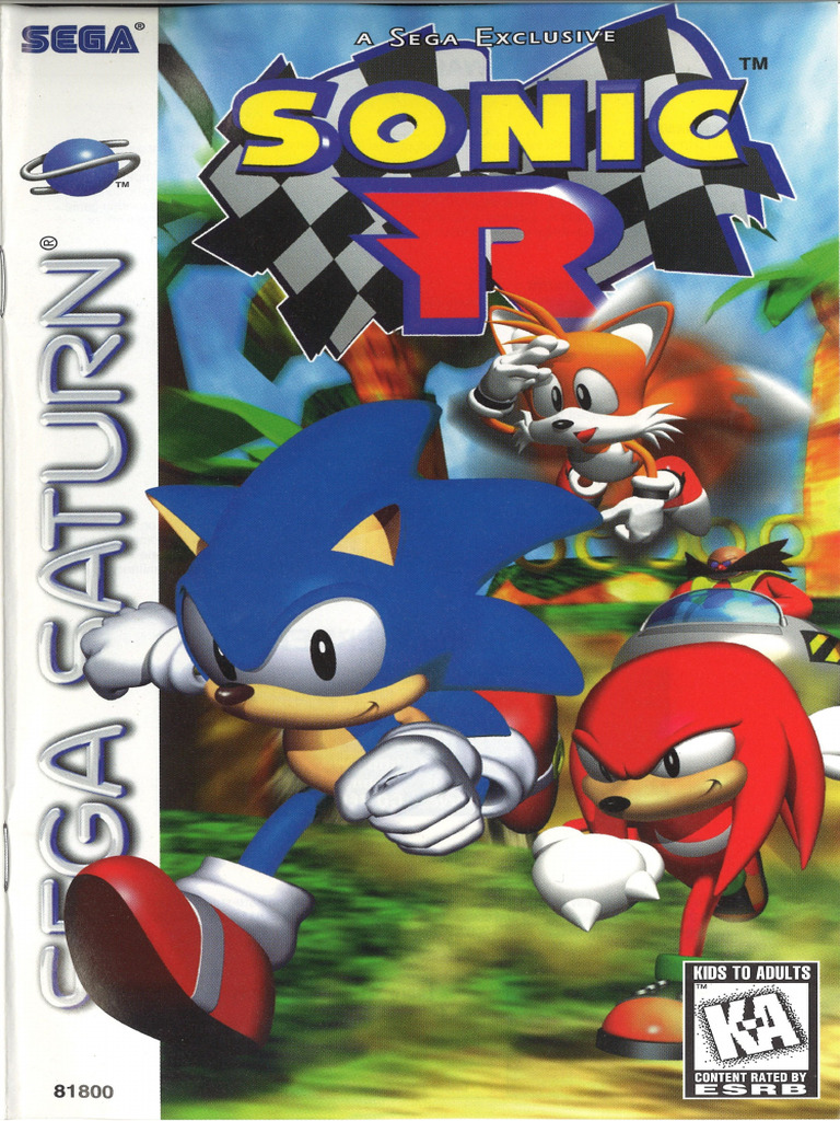 Sonic R Sega Saturn US Manual | PDF