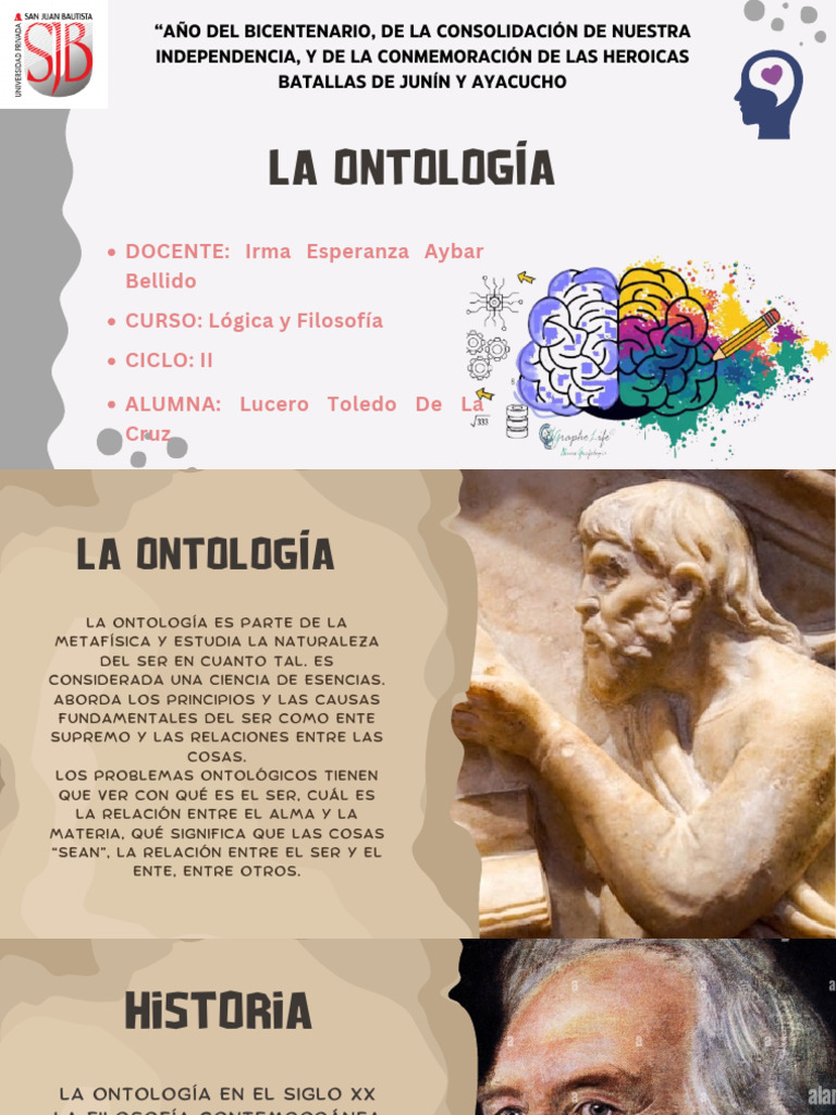 Ontologia - Logica | PDF | Ontología | Metafísica