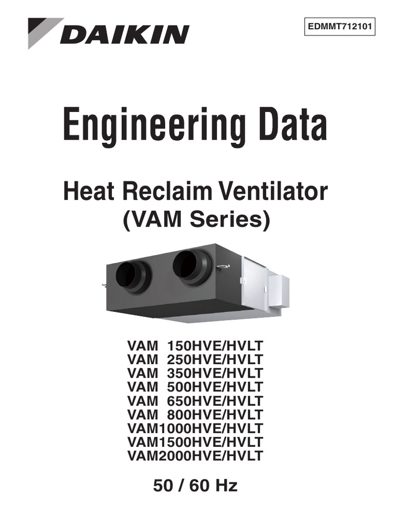 Edmmt712101 Vam H | PDF | Air Conditioning | Ventilation (Architecture)