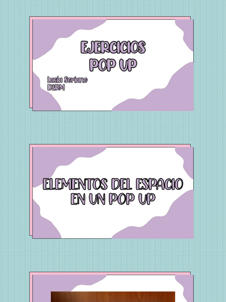 Ejercicios Pop Up | PDF