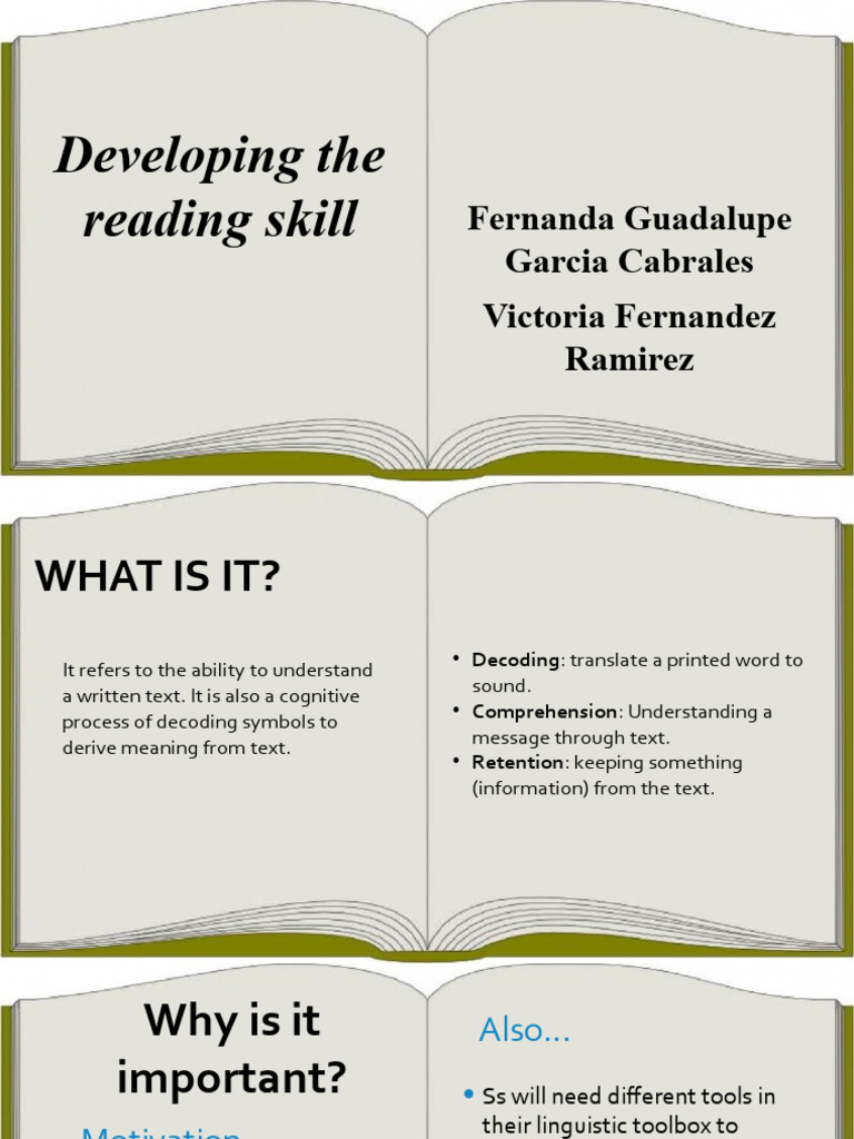 Developing The Reading Skill | PDF | Reading Comprehension | Cognition