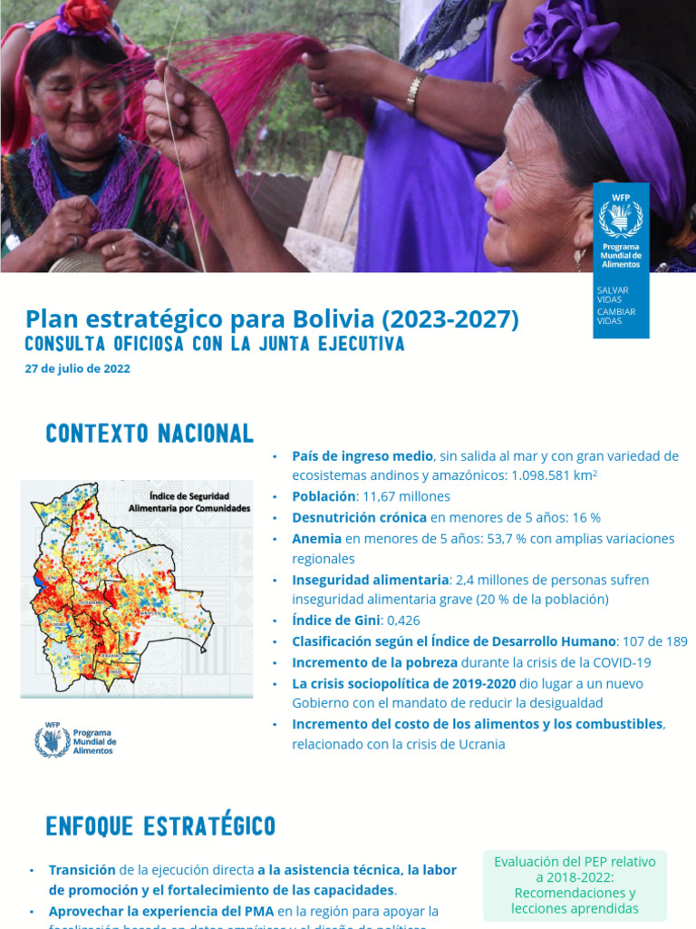 WFP 0000141383 | Descargar gratis PDF | Seguridad alimentaria | Bolivia