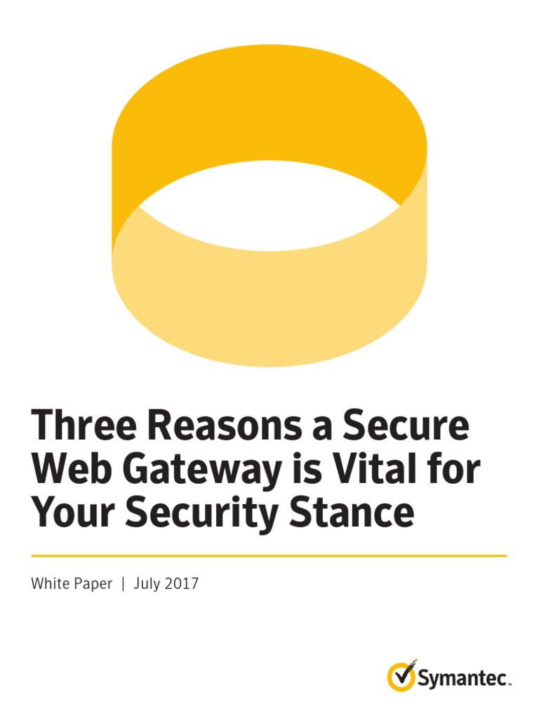 Three Reasons A Secure Web Gateway Is Vital | PDF | Proxy Server | Cloud Computing