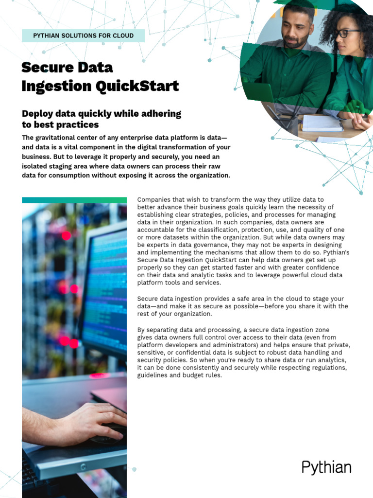 Secure Data Ingestion Quickstart | PDF | Cloud Computing | Information Security