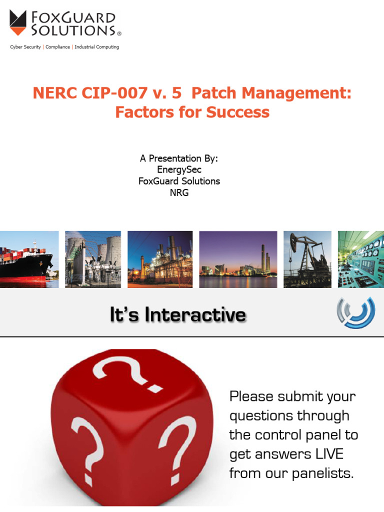 NERC CIP-007 v5 Patch Management Guide | PDF | Computer Security | Security