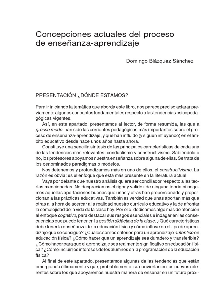 Teorías del Aprendizaje en Educación | PDF | Aprendizaje ...