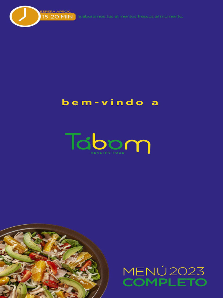 Menu De Bebidas Pdf