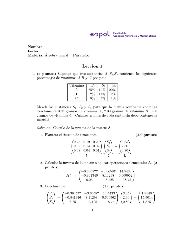 leccion1 | PDF | Funciones y mapeos | Álgebra abstracta