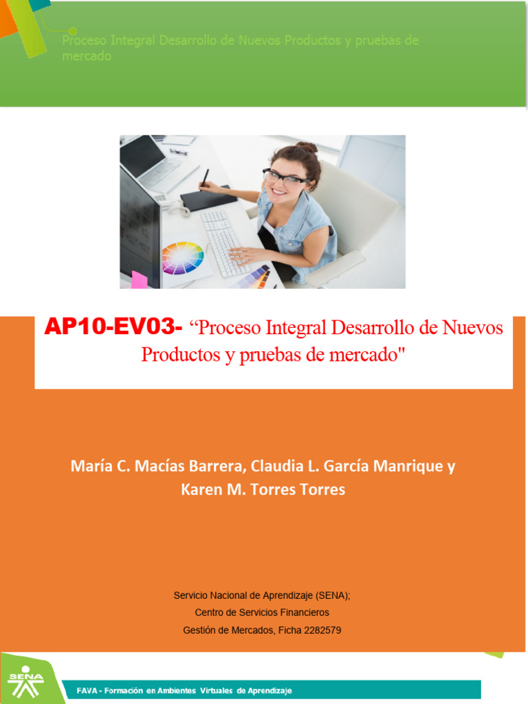 AP10-EV03-Proceso Integral Desarrollo de Nuevos Productos y Pruebas de ...