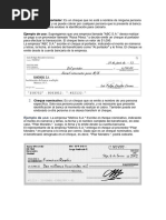 Tipos de Cheques en Peru | PDF | Bancos | Cheque