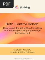 Questionnaire For Hormone Balance | PDF | Premenstrual Syndrome | Edema