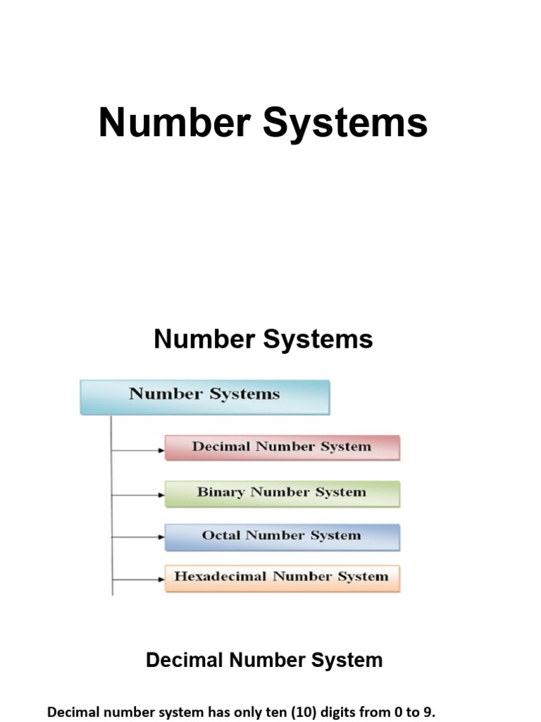 Lecture-5 Number System | PDF | Numbers | Computing
