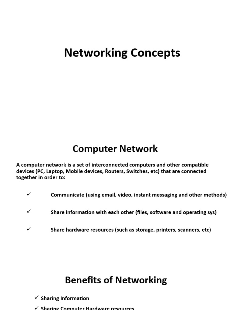 Lecture 1 Network Basics Pdf Network Topology Computer Network