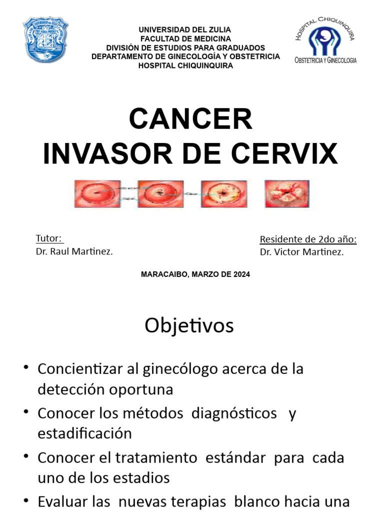 Carcinoma Invasor de Cérvix: Guía Clínica | PDF | Cáncer de cuello ...
