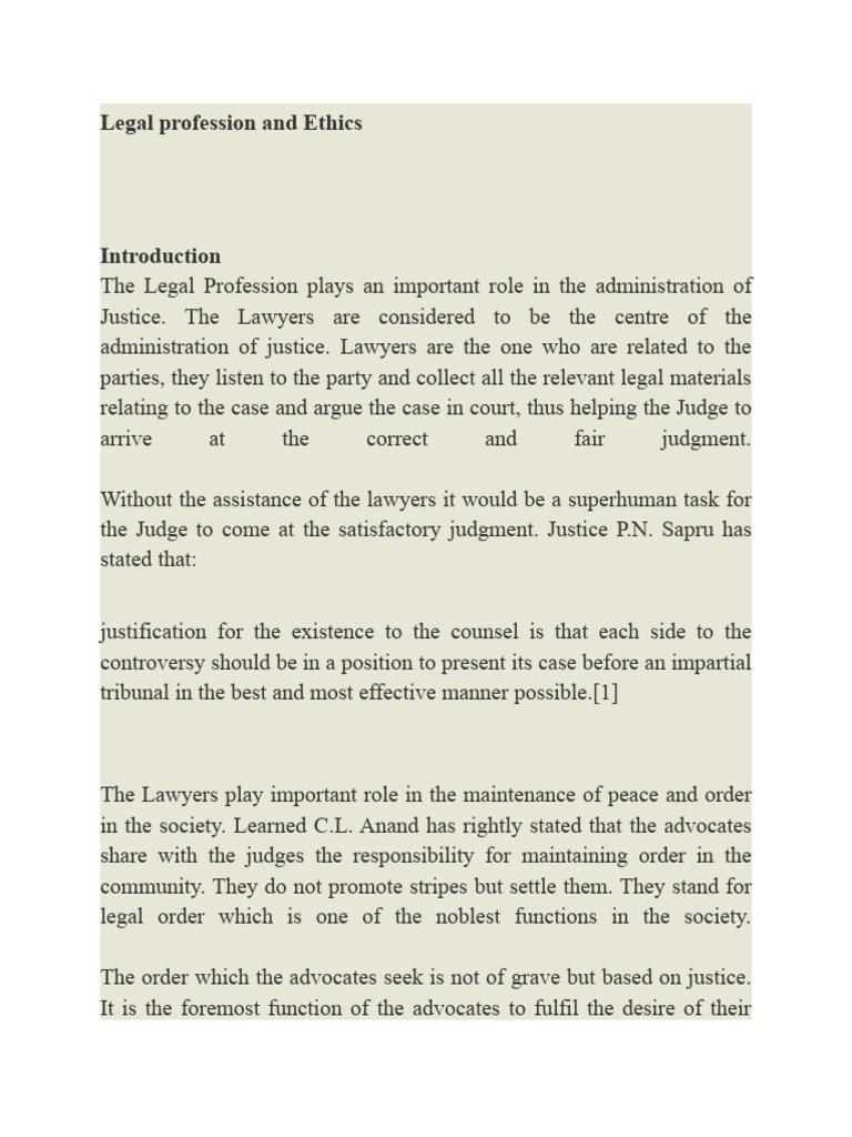 Legal Profession And Ethics Download Free Pdf Lawyer Conflict Of