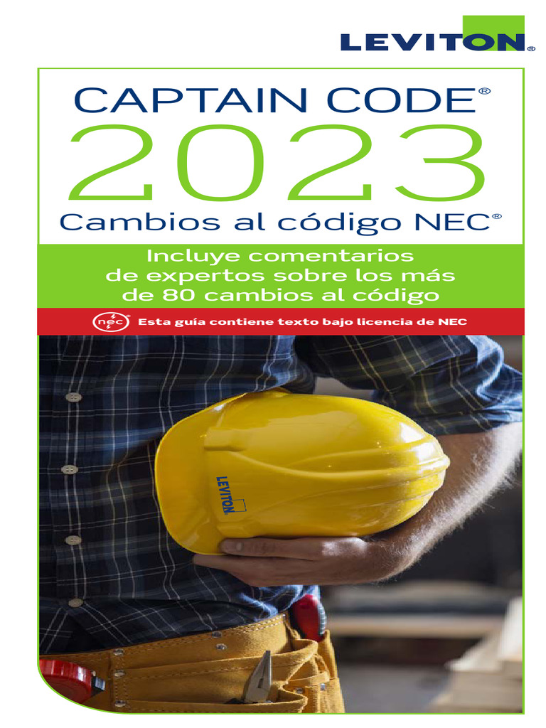 2023 Captain Code NEC Code Changes Spanish | PDF | Enchufes y tomas de ...