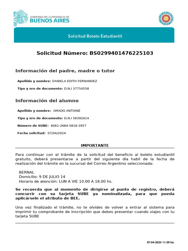 Listado | PDF Listado | PDF