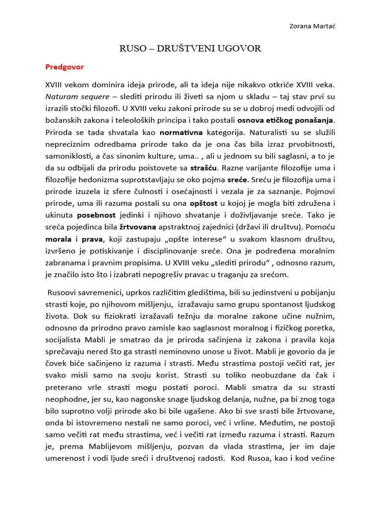 Ruso Društveni Ugovor | PDF