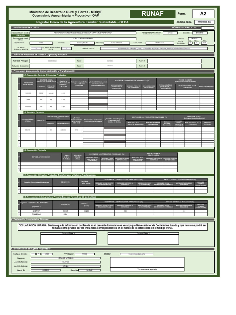 Boleta Oeca A2.la Gran Cruz Nueva Esperanza | PDF | Industria de ...