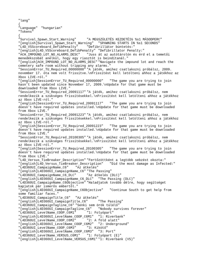 L4d360ui Tu Hungarian | PDF