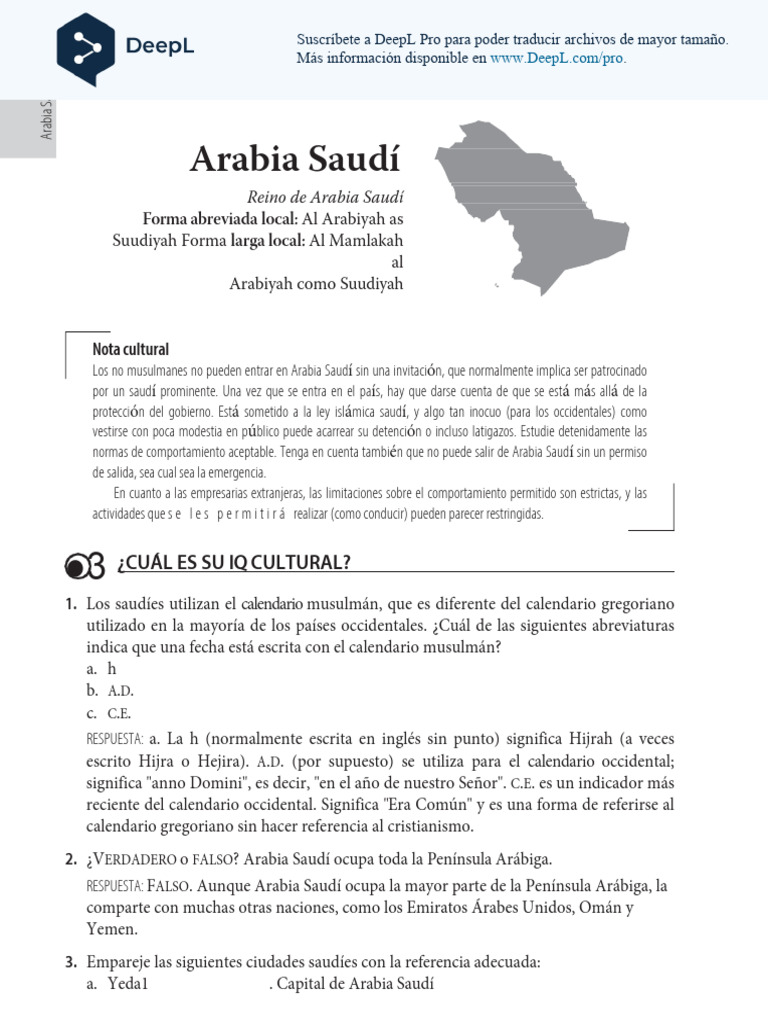 Saudi Arabia Español | PDF | Arabia Saudita | Wahabismo