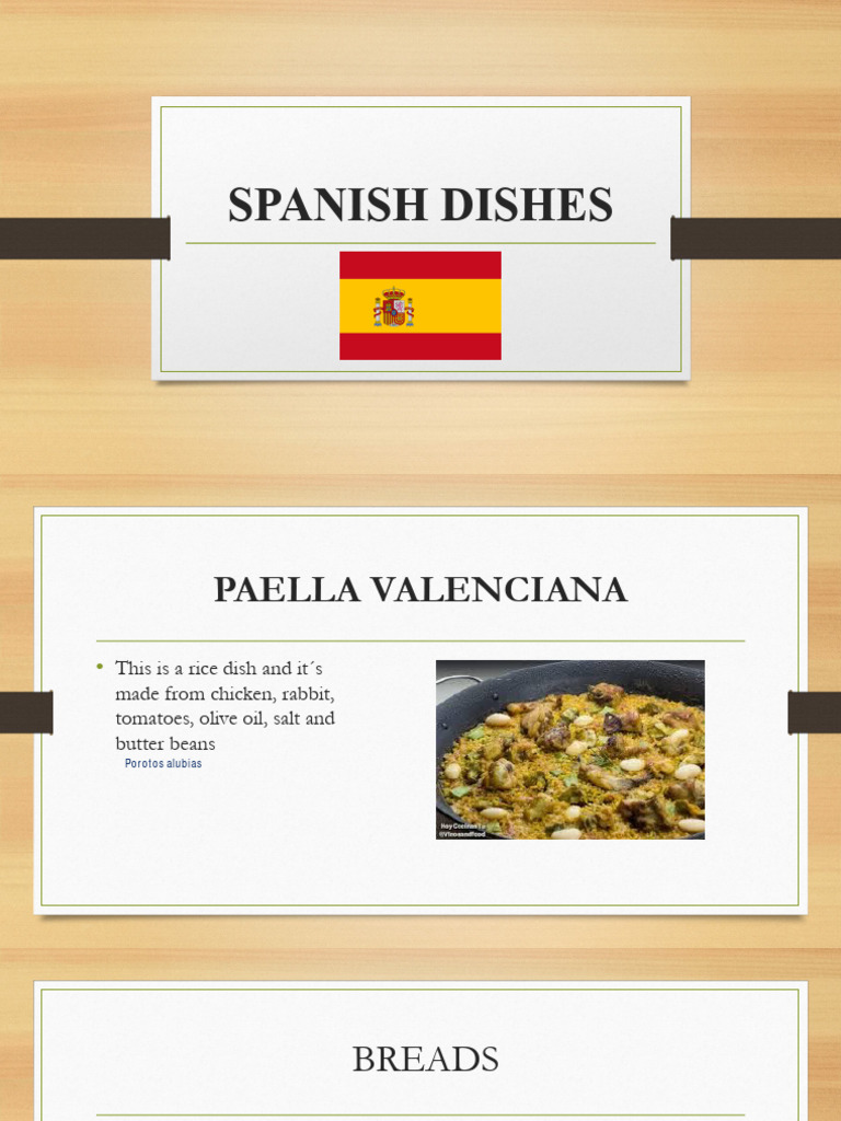 Spanish Dishes | PDF