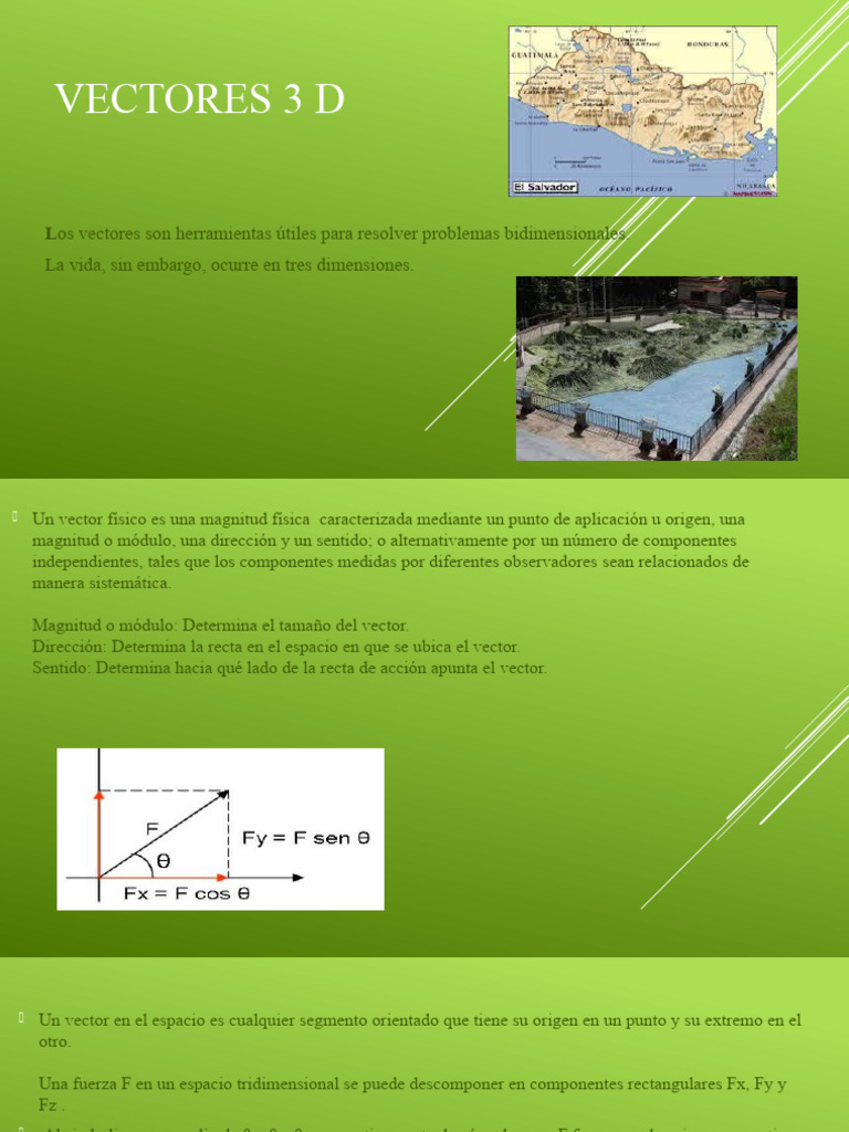 Vectores 3 D Pdf Vector Euclidiano Matemáticas