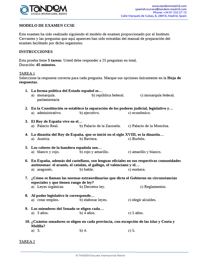 Simulacion CCSE 1 | PDF | Documento de identidad