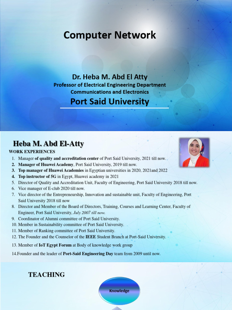 Lecture CH 01 Introduction | PDF | Computer Network | Network Topology