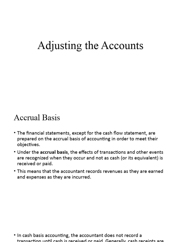 Understanding Accrual Accounting Principles | PDF | Depreciation | Expense