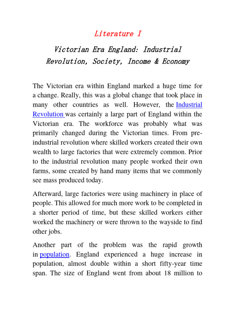 Victorian Era | PDF | Nobility | Whigs (British Political Party)