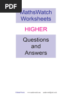 Edexcel GCSE Maths Non-Calculator Topics | PDF | Quadratic Equation ...
