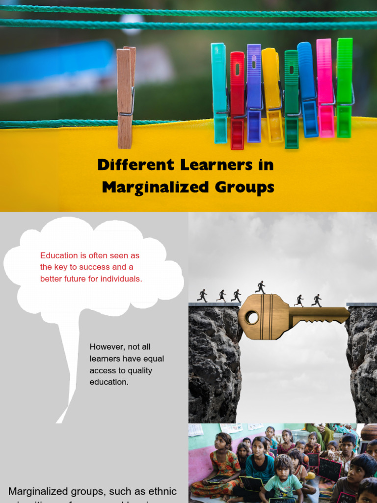Different Learners in Marginalized Groups | PDF | Learning ...