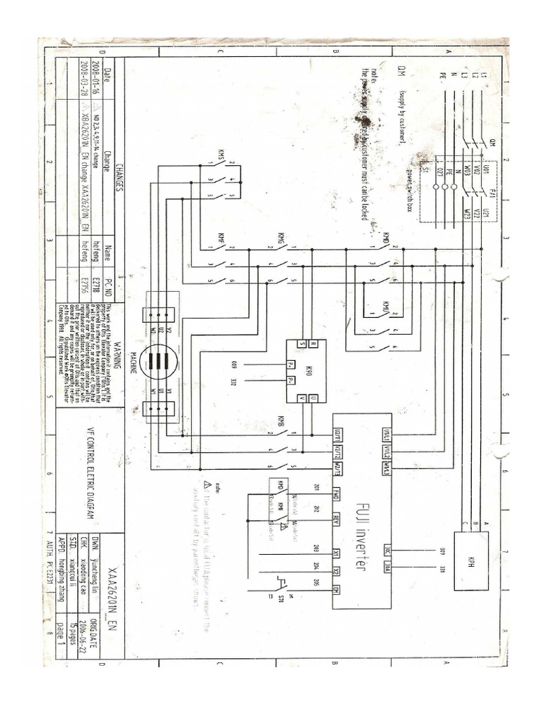 Otis Escaleras Xizi Diagramas | PDF